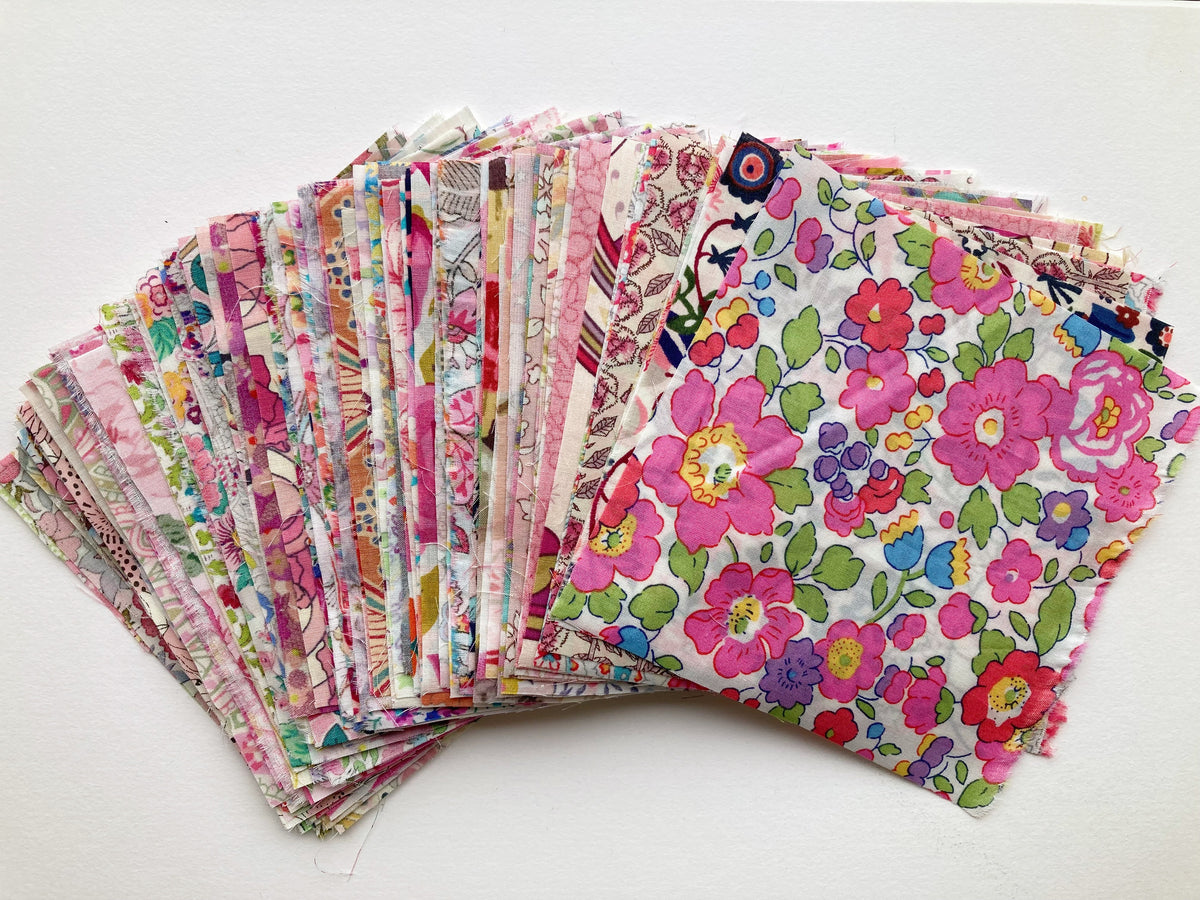 Trente et Un Special Fabrics《ピンク系》 約10cm角100枚セット – mercerie trenteetun