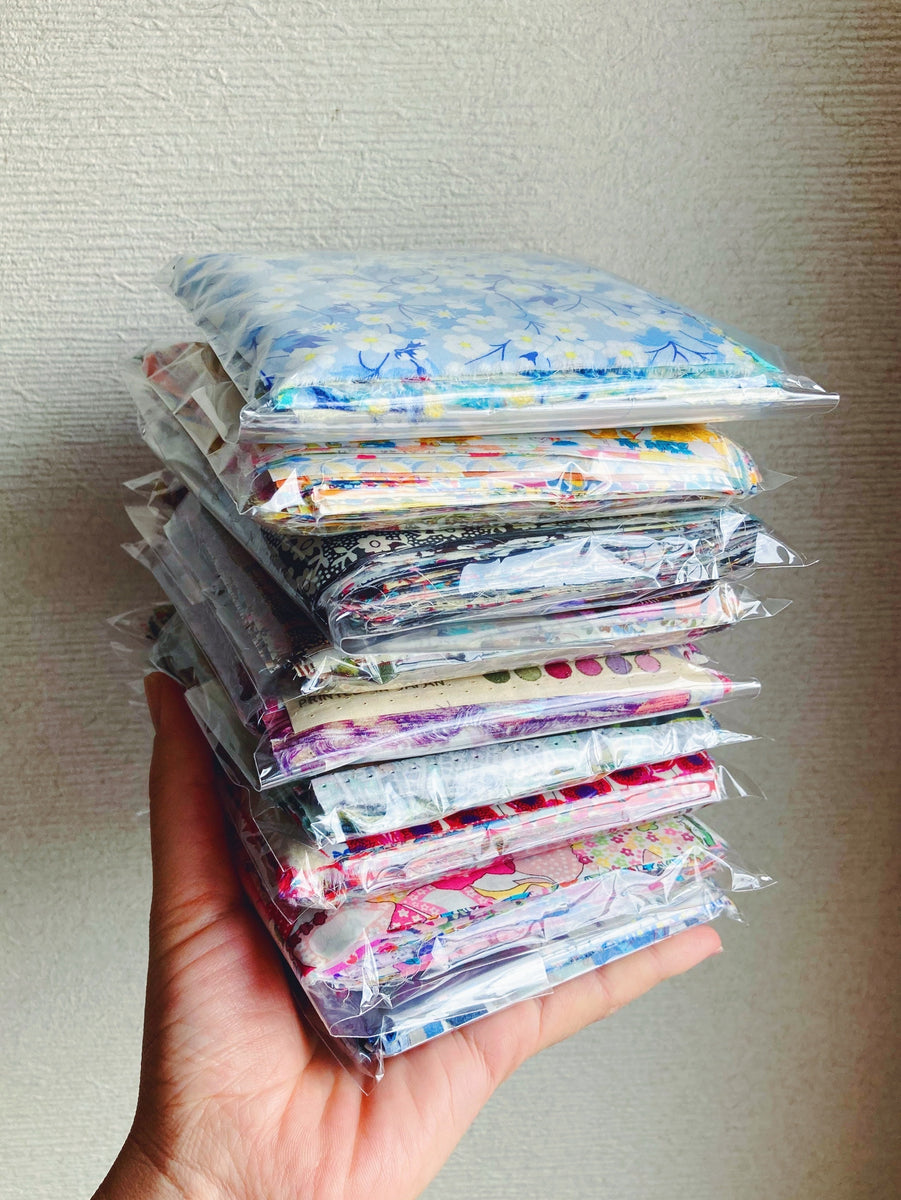 Trente et Un Special Fabrics《ブラック系》 約10cm角100枚セット – mercerie trenteetun